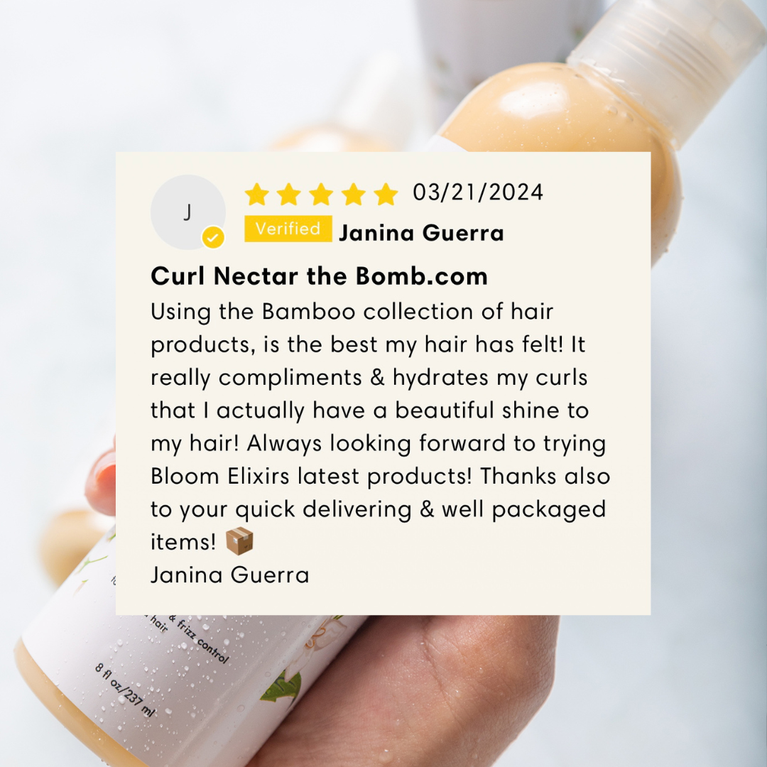Jasmine & Bamboo Curl Nectar – Bloom Elixirs